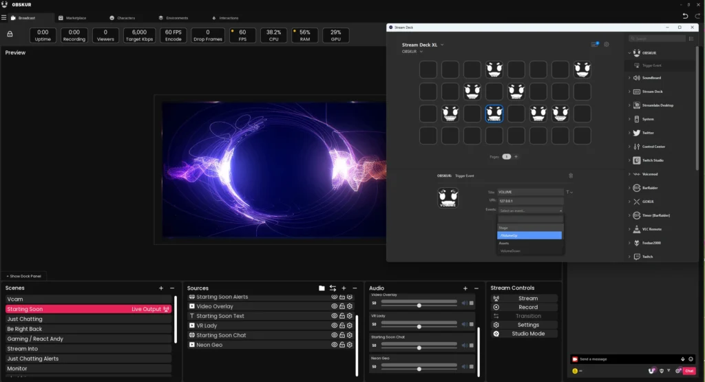 Obskur Streamer: Unreal Engine 5 Broadcast | Softtechgenics